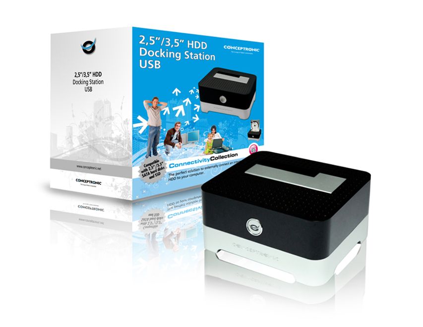BASE CONECTORA EXTERNA CONCEPTRONIC DISCO DURO SATA CHDDOCK - Beep ...