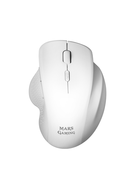 MOUSE WIRELESS MARS GAMING MMWERGO WHITE 3200DPI SWITCHES MECANICOS ...