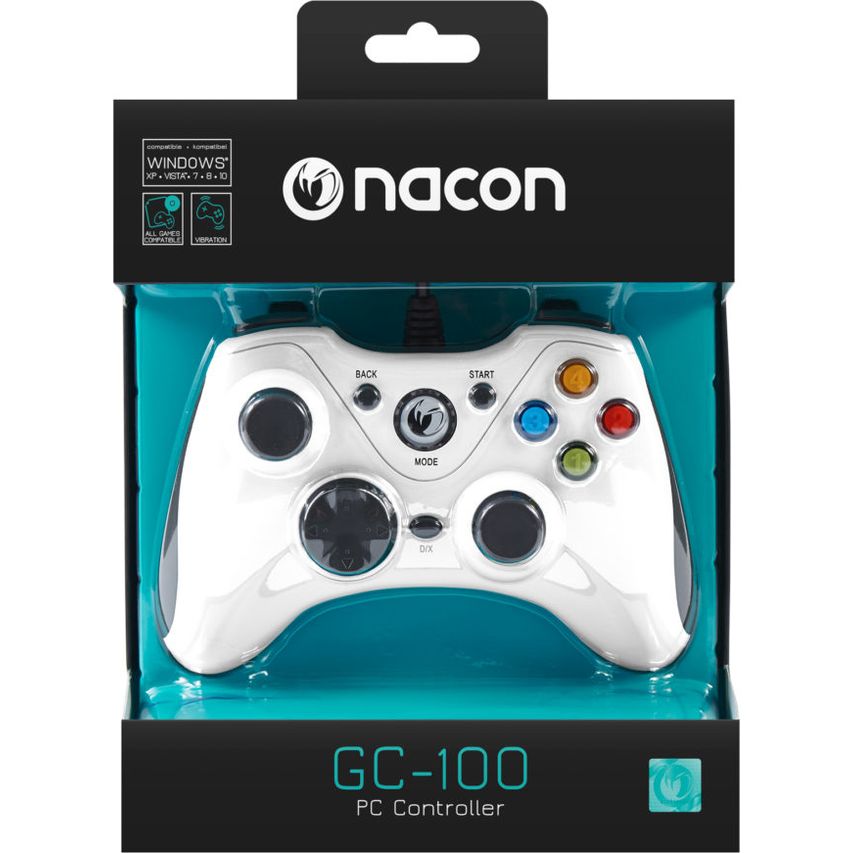 GAMEPAD NACON GC-100 BLANCO - PC - Beep Informática