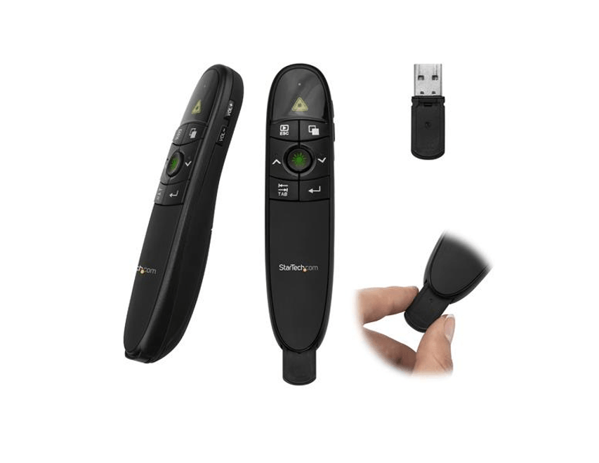 WIRELESS PRESENTATION REMOTE WITH GREEN LASER POINTER-90 F T. - Beep ...