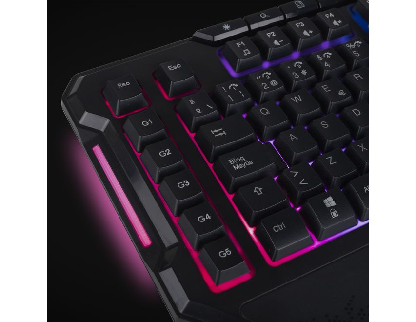 NGS TECLADO PROFESIONAL GAMING RGB GKX-450 - Beep Informática
