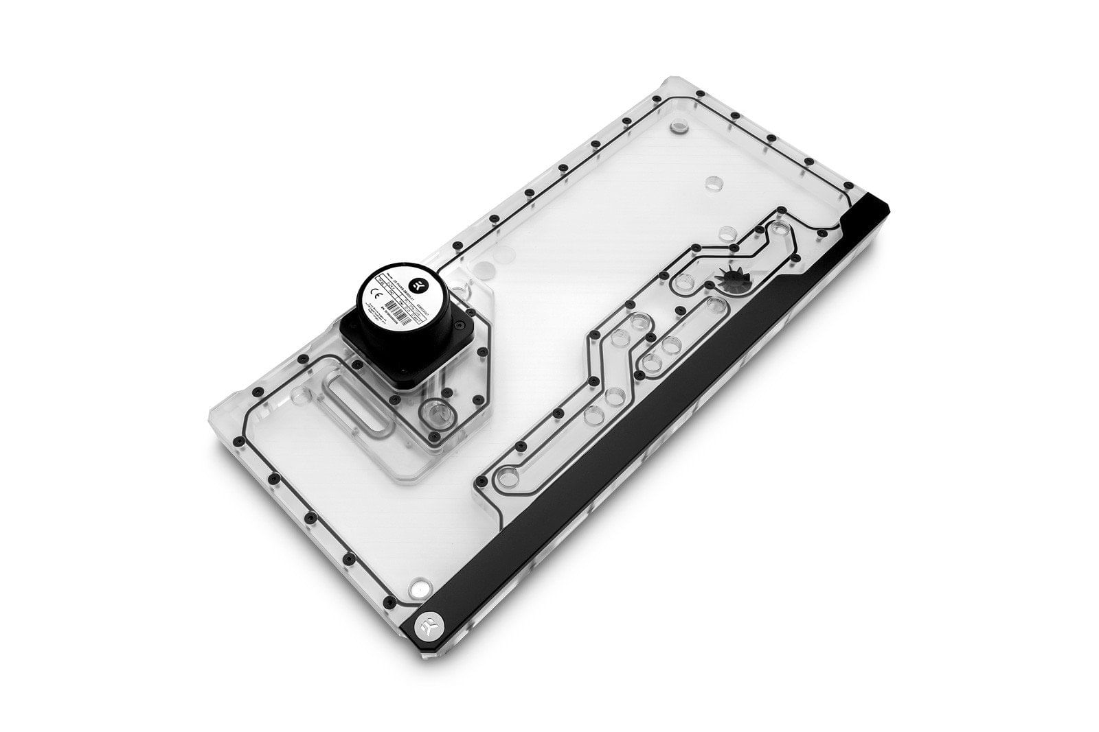 DISTRO PLATE EKWB QUANTUM PC-011D XL TRANSPARENTE ARGB/DDC 3.1 PWM ...