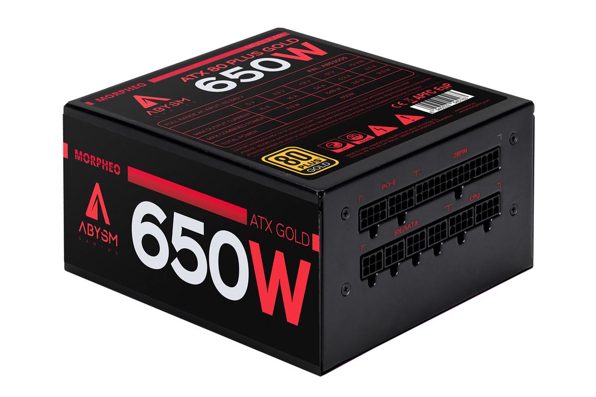 ABYSM Morpheo ATX 650W Full Modular 650W 14 cm 80 PLUS Gold - Beep ...