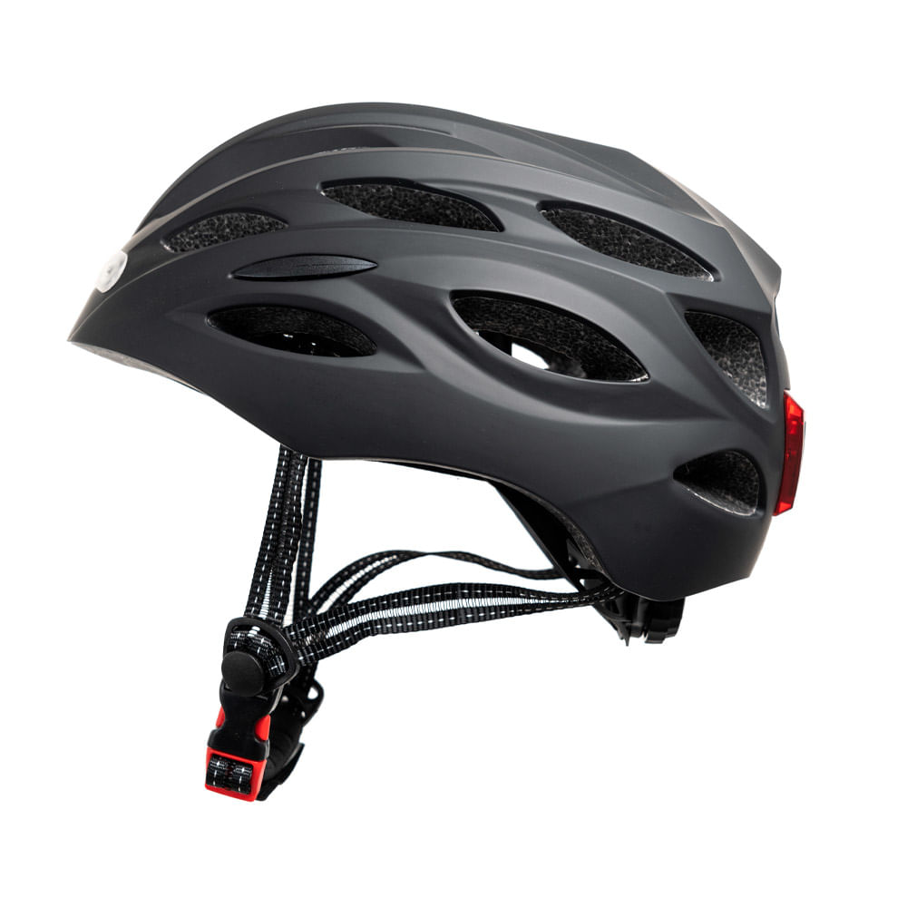 CASCO MTB YOUIN CON LUCES DELANTERA Y TRASTERA – L NEGRO - Beep Informática