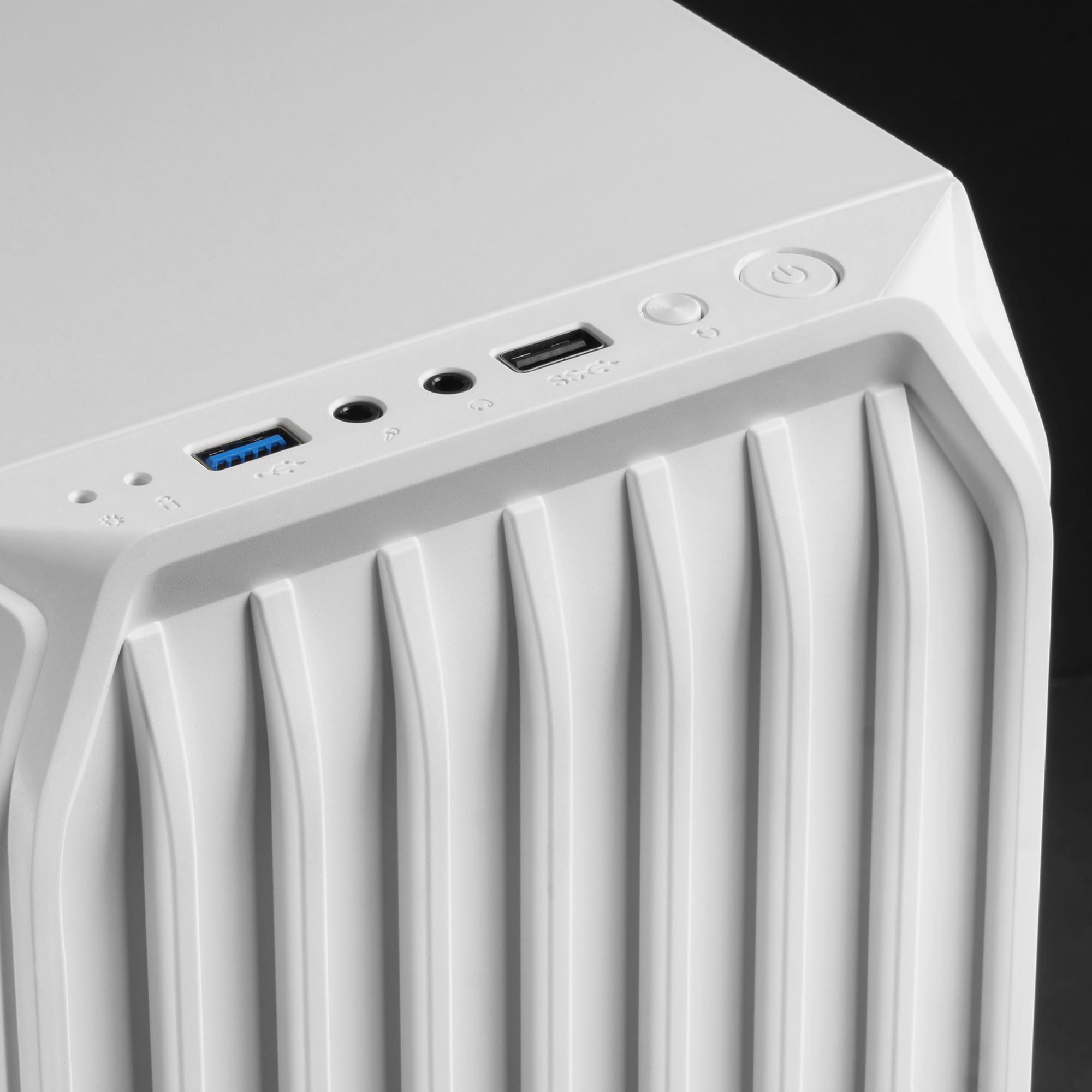 CAJA MICROATX COMPACTA MARS GAMING MC-S2 WHITE FRONTAL CON VENTILADOR ...