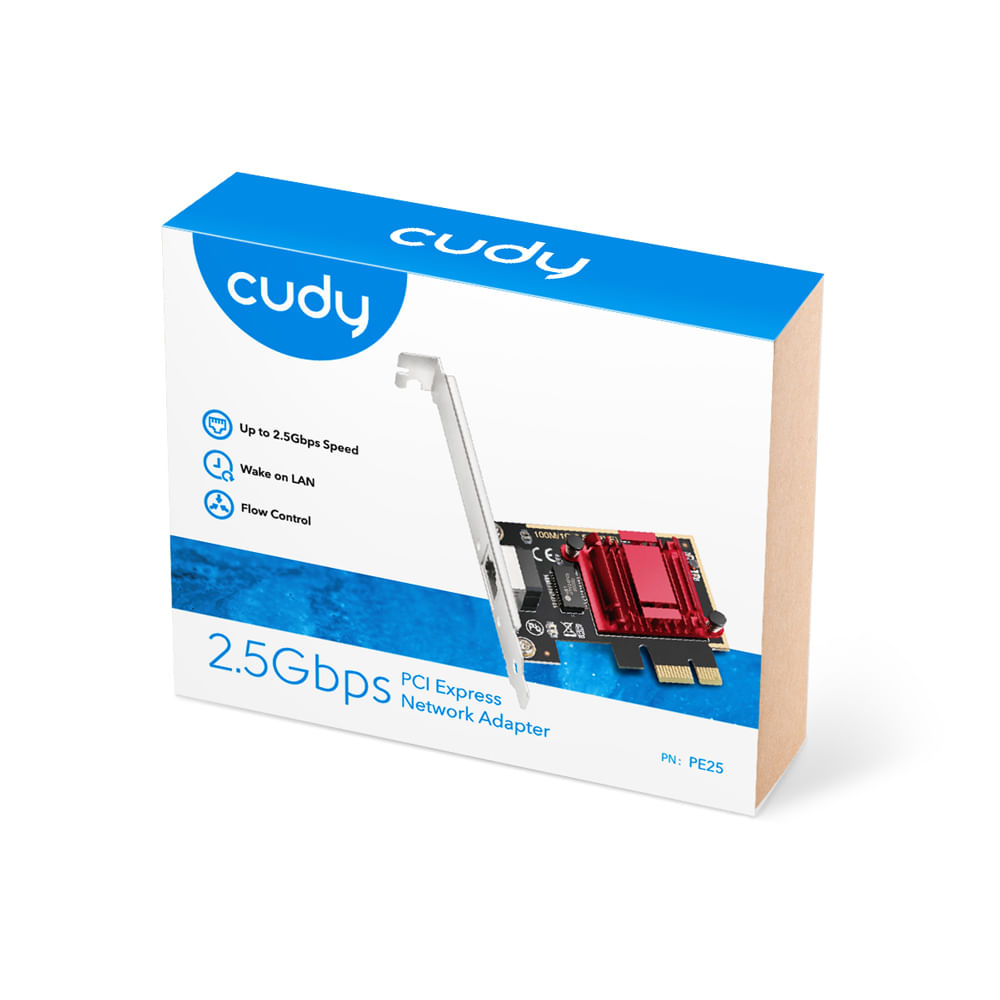 ADAPTADOR CUDY 2.5G PCI EXPRESS ADAPTER PE25 - Beep Informática