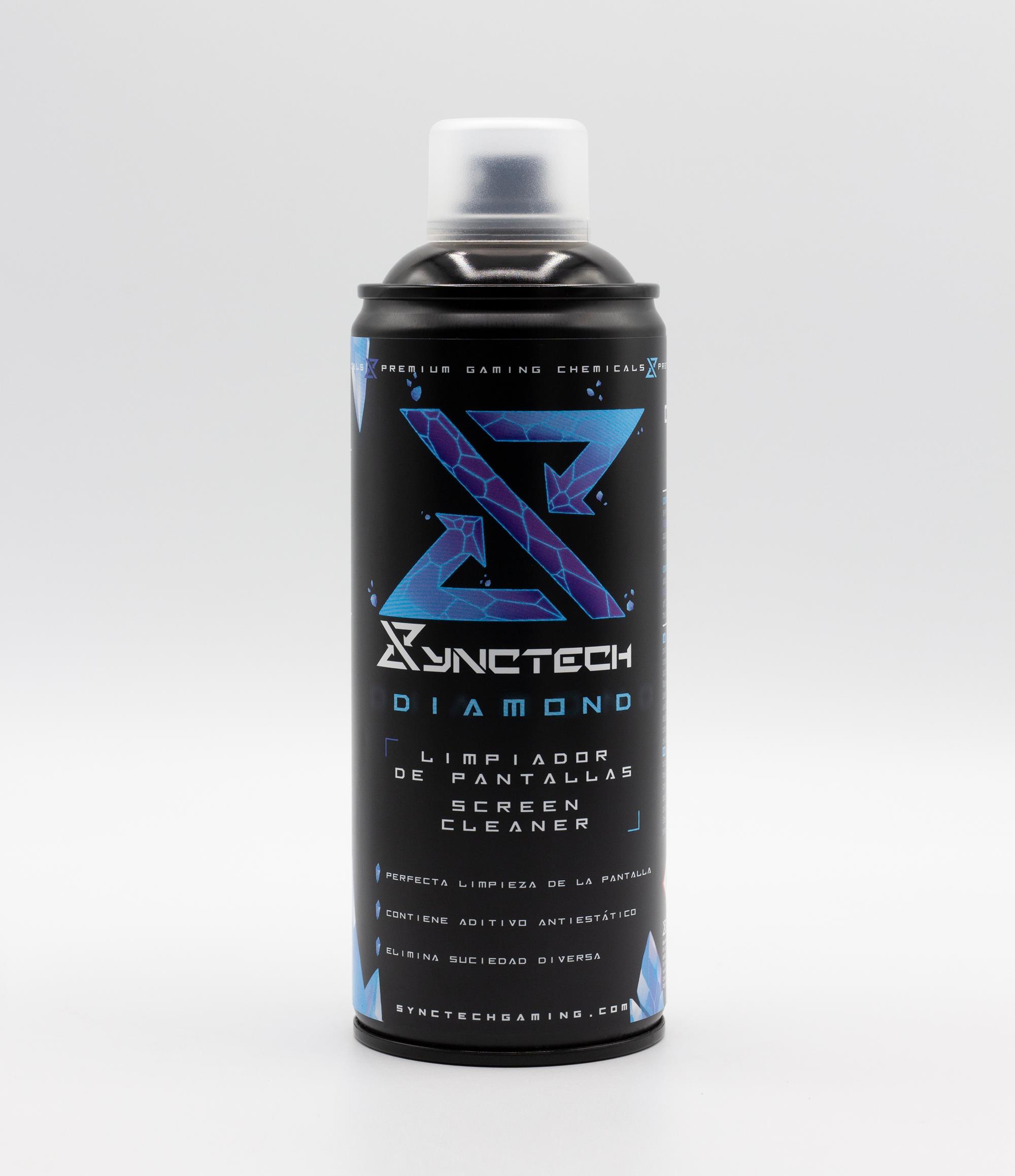ESPUMA ACTIVA SYNCTECH DIAMOND SPRAY 400ml PARA LIMPIEZA DE PANTALLAS PULVERIZACION MICRONIZADA ...