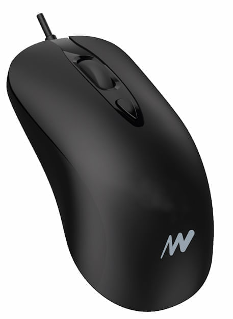 Ratón Netway - Mouse óptico, USB, 2400 dpi, BP700 NEGRO - Beep Informática