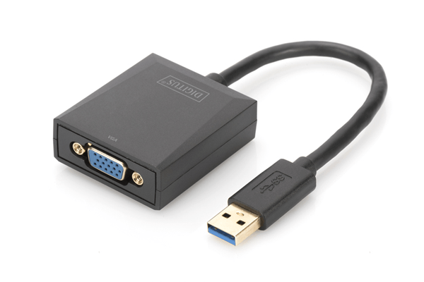 DIGITUS ADAPTER USB3.0 TO VGA OUTPUT VGA UP TO 108 0P - Beep Informática