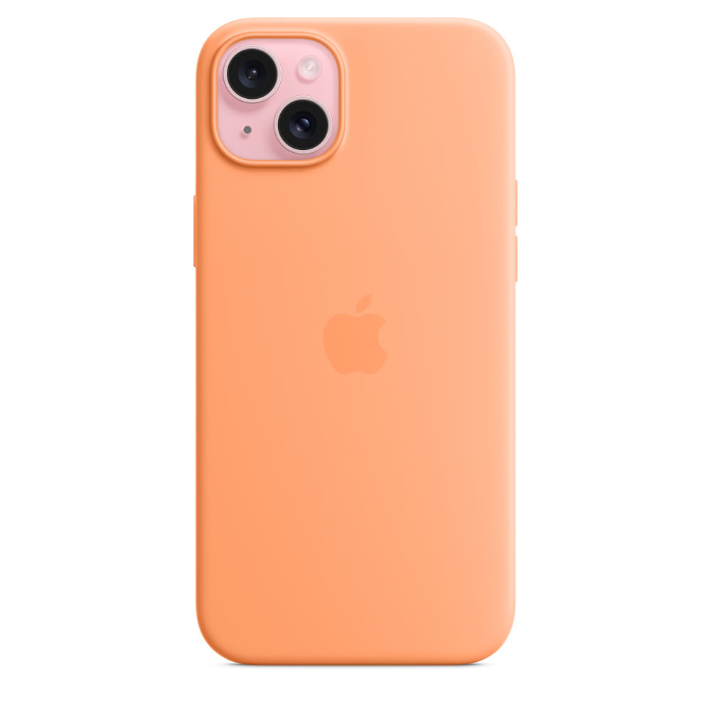 IPHONE 15 PLUS SI CASE ORANGE - Beep Informática