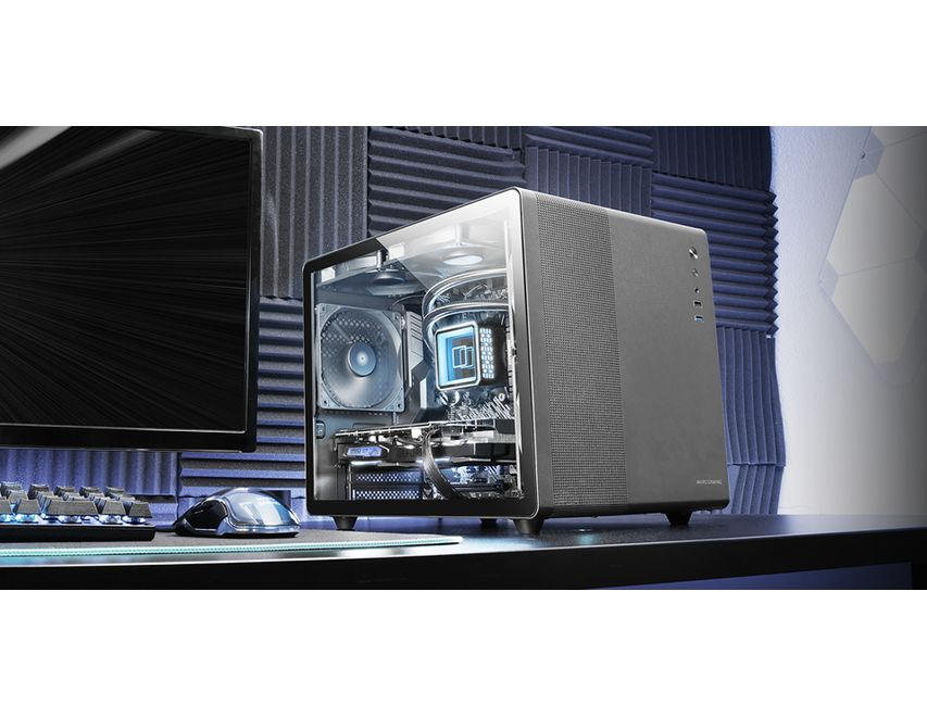 CAJA COMPACTA MICROATX TACENS MARS GAMING MCM PRO BLACK FRONTAL MESH ...