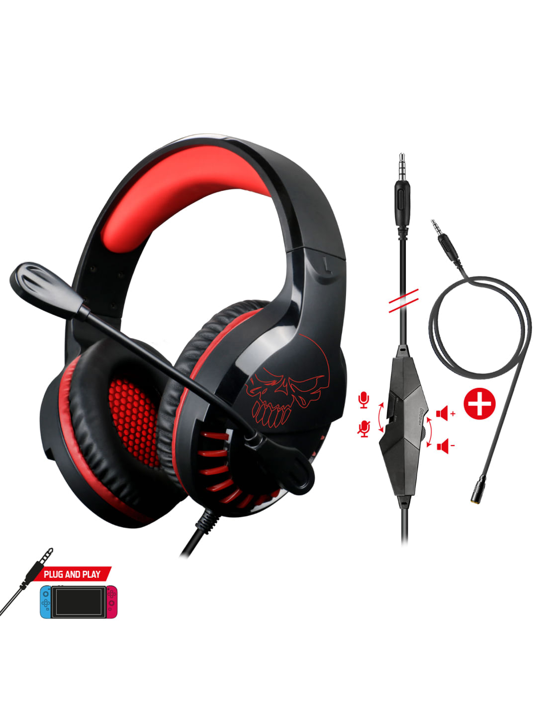Spirit of Gamer Auricular Pro h3 Edi.Switch - Beep Informática