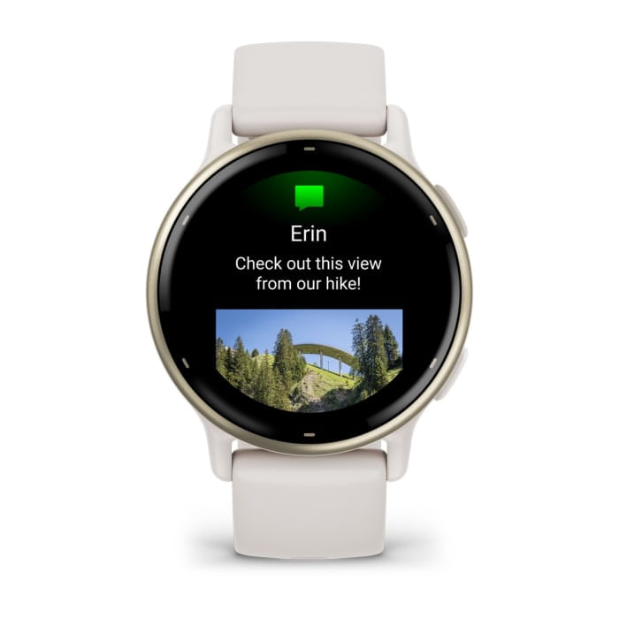 SMARTWATCH GARMIN VIVOACTIVE 5 GPS WIFI IVORY/CREAM GOLD - Beep Informática