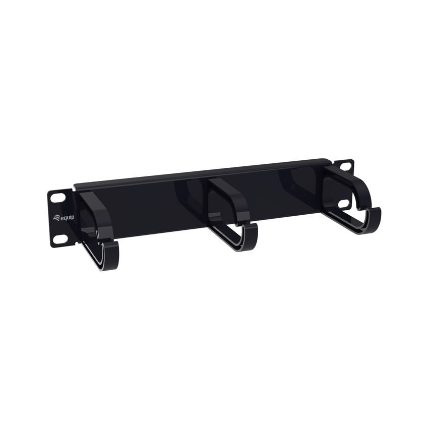 PANEL ORGANIZADOR DE CABLES 1U PARA ARMARIO RACK 10" COLOR NEGRO - Beep ...