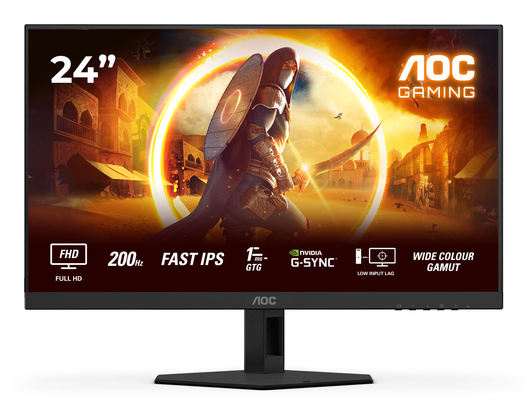 AOC 24G4HRE 23.8" LED Fast IPS Full HD HDMI Altavoces - Beep Informática